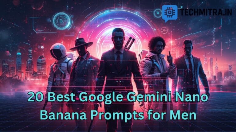 20 Best Nano Banana Prompts for Men: Cinematic, Futuristic & Retro