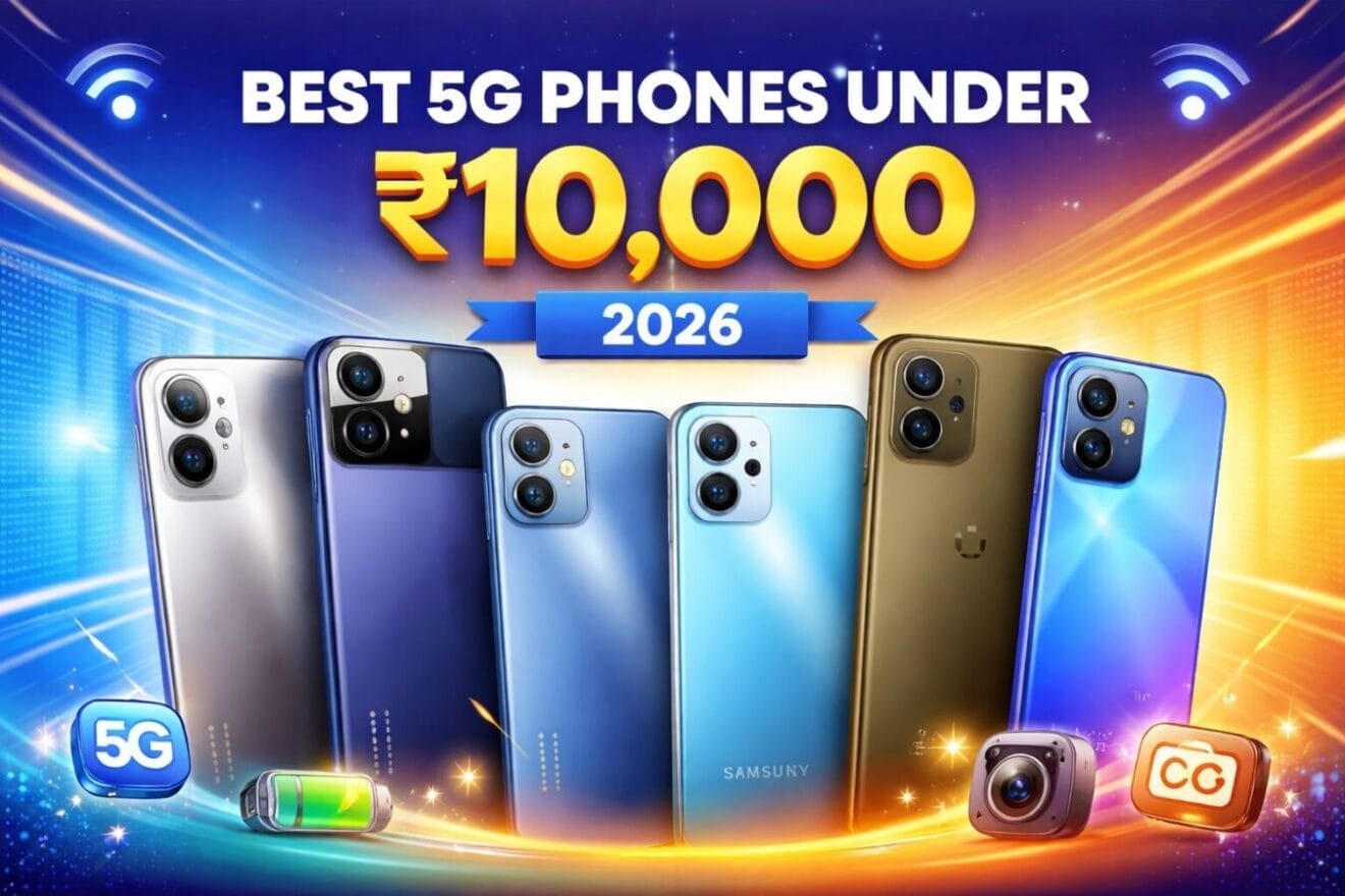 Best 5G Smartphone Under 10000 April 2025 – Top 5 Budget 5G Phones