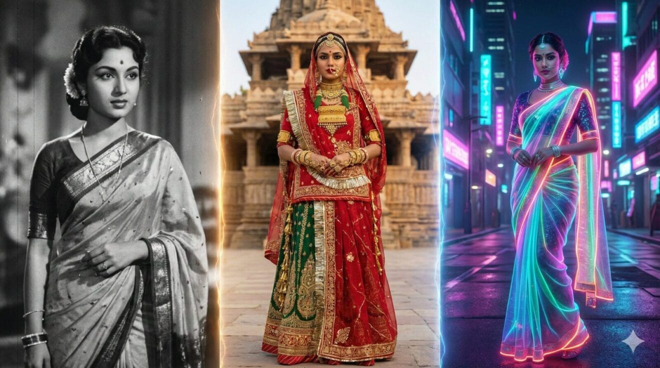 30 Best Prompt For Gemini AI Saree Look : Gemini Nano Banana Prompts